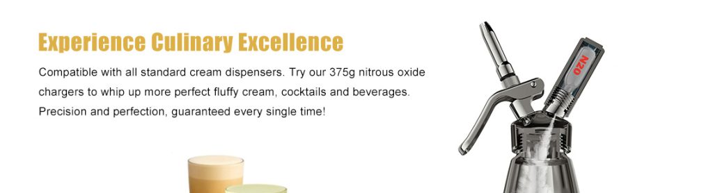 8g N2O Cream Charger for Perfect Whipped Cream and Cocktails